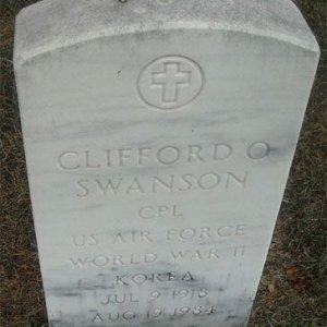 Clifford O. Swanson (grave) | Special Forces Roll Of Honour