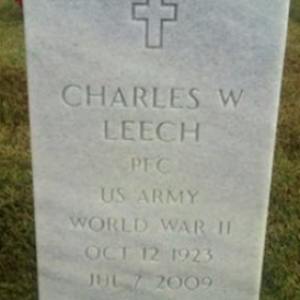 Charles W. Leech (grave) | Special Forces Roll Of Honour